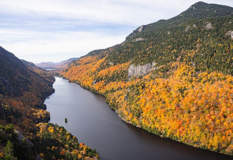 How to Hike the Striking Indian Head Trail Adirondacks + Rainbow Falls ...