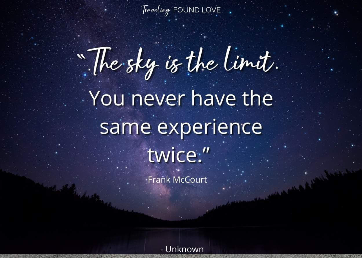 95+ Best Night Sky Quotes for a Starry Night - Traveling Found Love